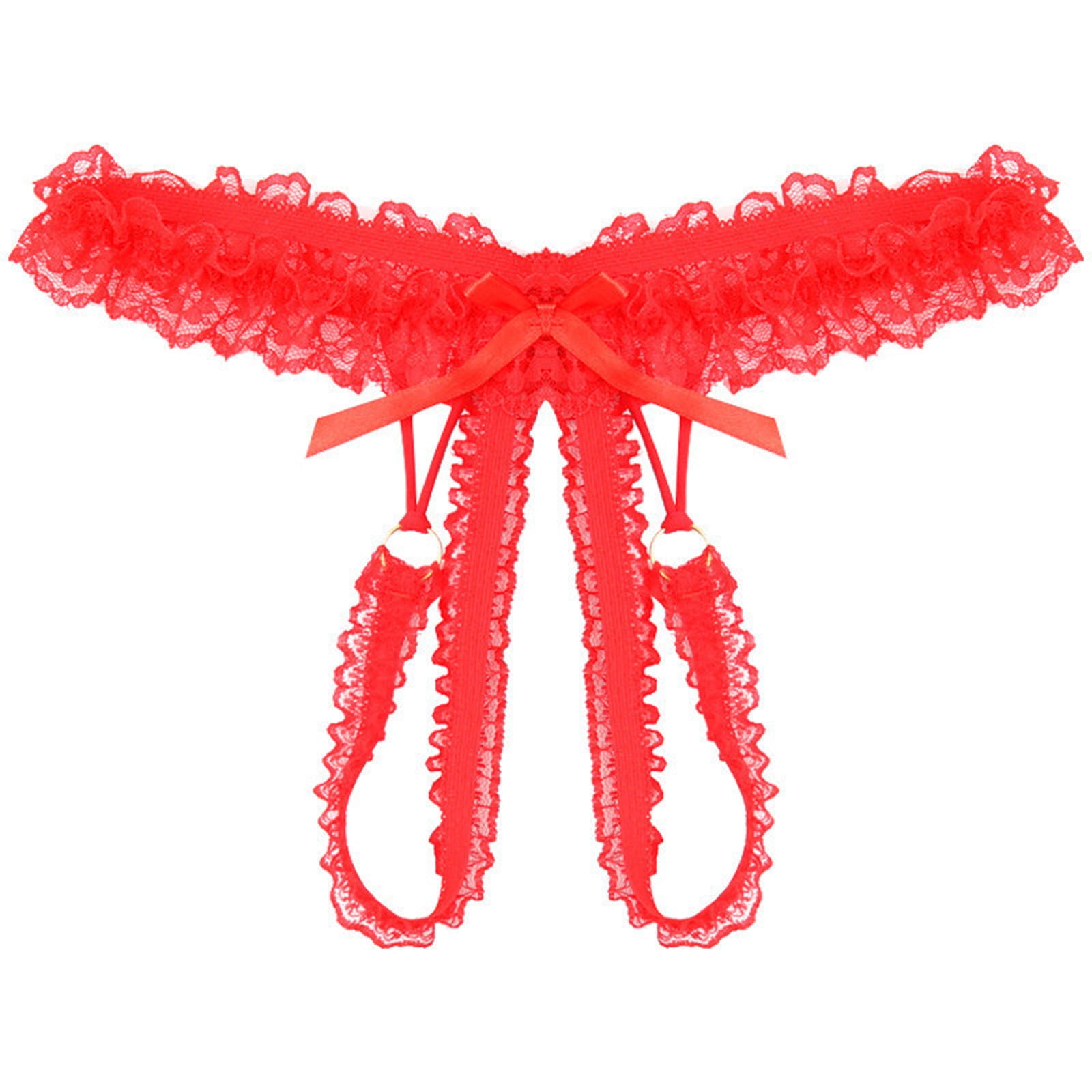 Ozmmyan Sexy Underwear for Women, Plus Size Lace Sheer Lingerie Panties ...