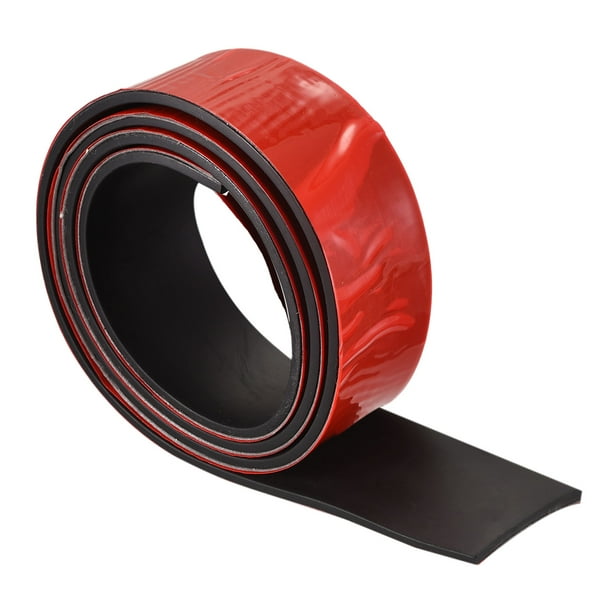 Neoprene Sheets Rolls, Adhesive Back Solid Rubber Strips 4mm(T)x30mm(W ...