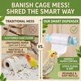 Bird Shredding Toys, Refillable Rolling Paper Design & Interactive ...