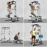 LMDEX Power Cage with LAT Pulldown, 1300 lbs Capacity, Adjustable ...