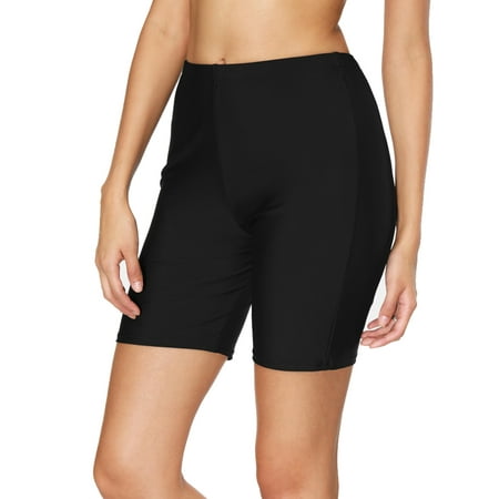 Charmo Women's Boardshort Swim Bottom High Waisted Tankini Swimwear ...