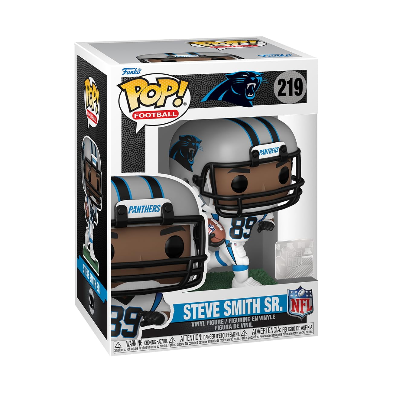 ¡Funko Pop! NFL: Leyendas - Steve Smith Sr. (Panthers) | Bodega Aurrera ...