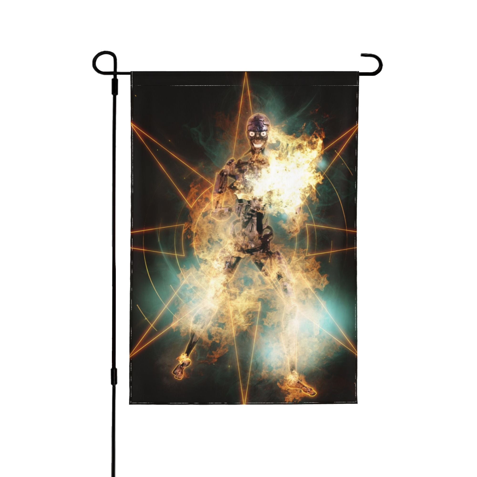 XMXY Robot Cyborg Science Garden Flags Double Sided,Farmhouse Holiday ...