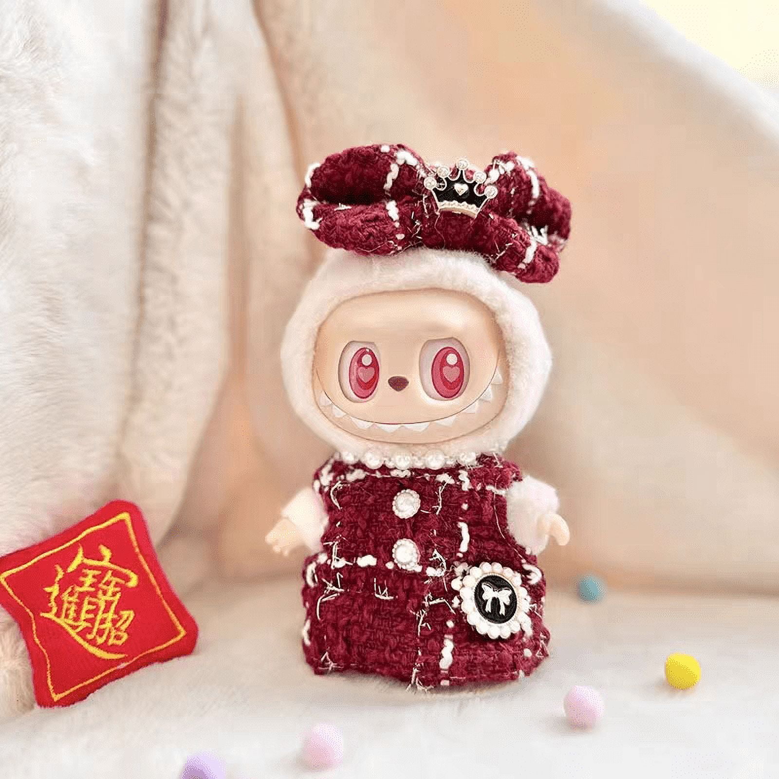 Labubu Sit and Party Series Doll Clothes Outfit Accessories Classic ...