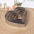 5-Piece Heart Cookie Cutter Set | Stainless Steel Baking Tools for ...