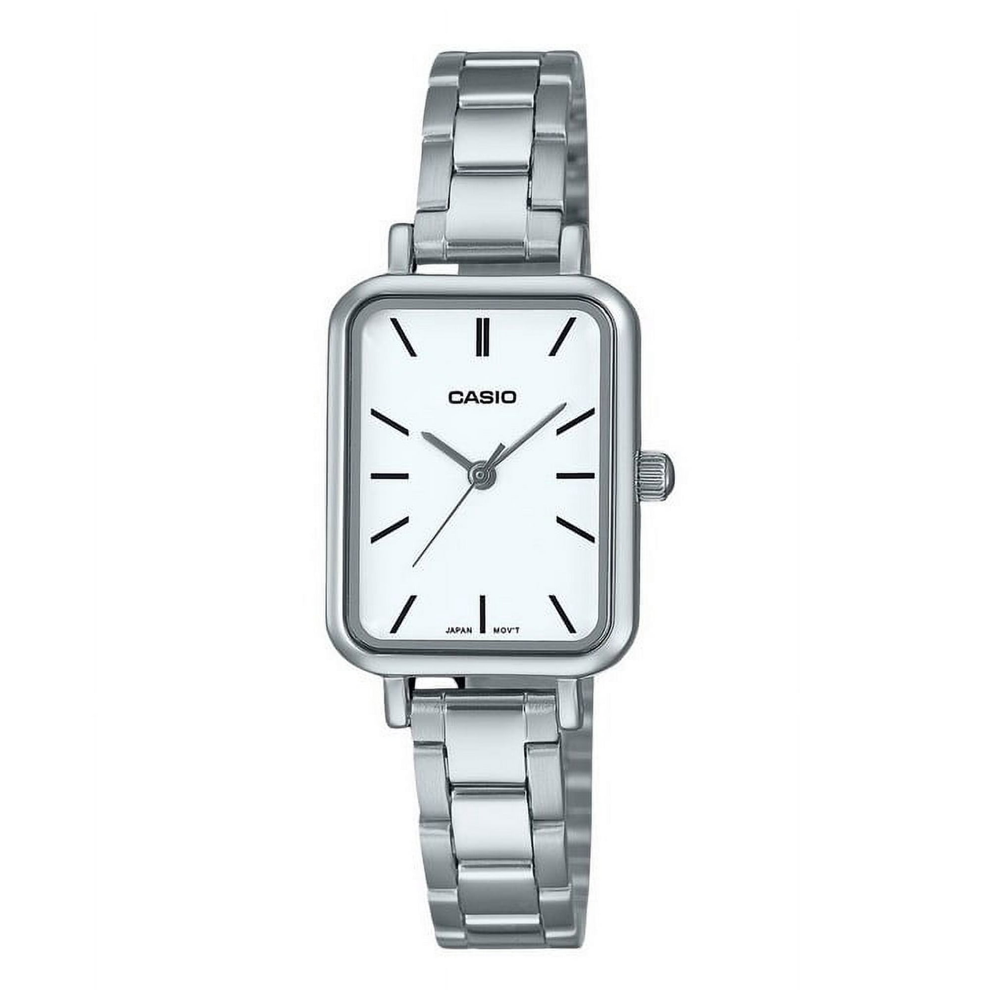 Click here for Casio Standard Analog Stainless Steel White Dial Q... prices