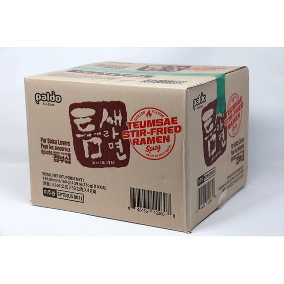Paldo Fun & Yum Teumsae Stir Fried Ramen Extra Spicy Instant Noodles ...