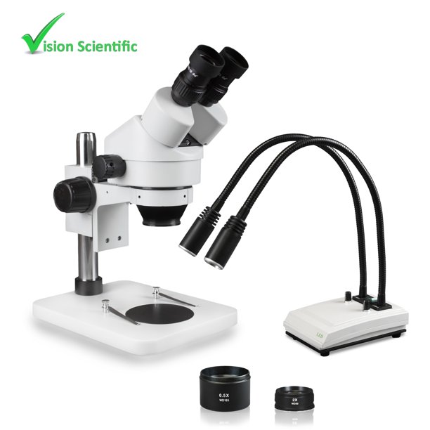 Vision Scientific VS-1EZ-IHL20 Binocular Zoom Stereo Microscope, 10x WF ...