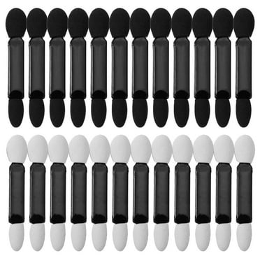 LASHALL 120-Piece Disposable Dual-Sided Eyeshadow Applicators with Long ...
