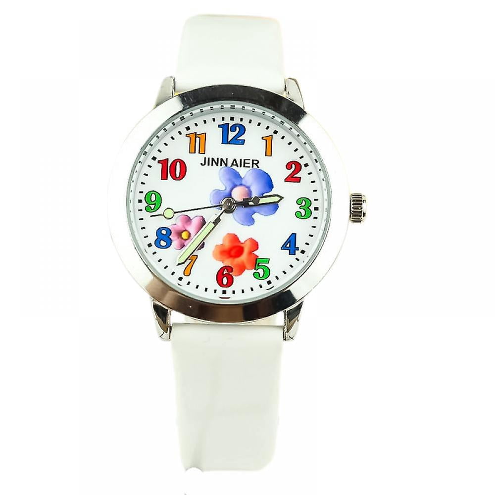 Reloj de cuarzo con palabra luminosa de dibujos animados para niños ...