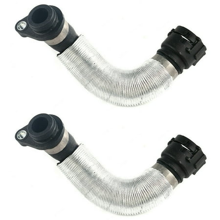 2X 11537572159 Radiator Coolant Hose Water Pipe for X1 Z4 E88 E87 E82 ...