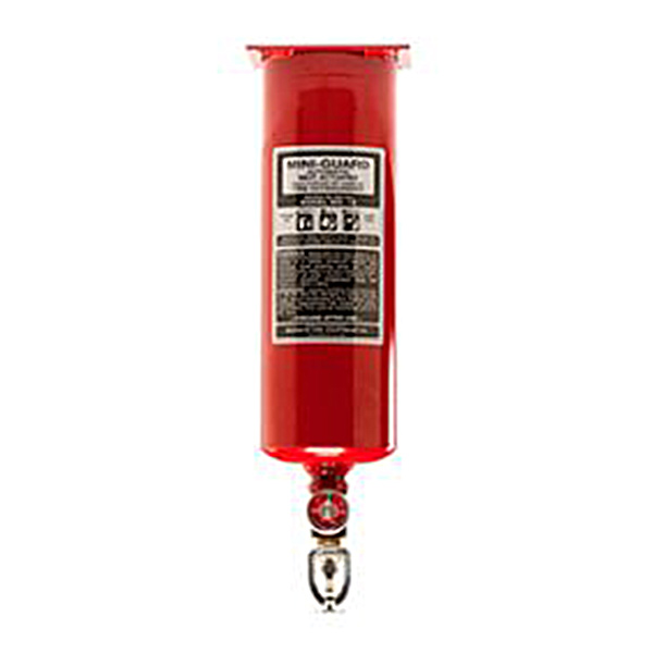 Buckeye Mini-Guard 25 lb Halotron I Fire Extinguisher, Vertical Mount ...