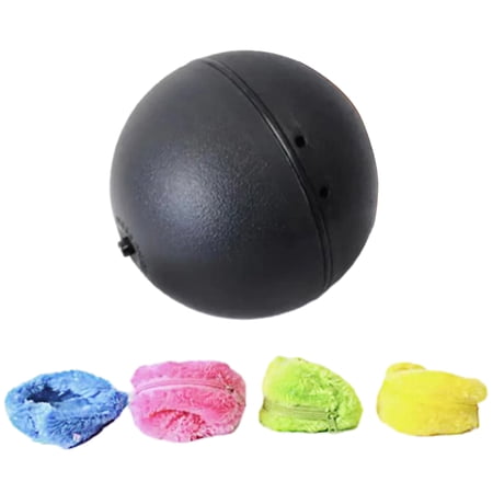 HEVIRGO Interactive Dog Toy Ball Active Rolling Ball Pet Ball Plush ...