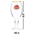 Lwory Stella Artois Beer Glass Chalices, 3-Pack, 40cl, Crafted for ...