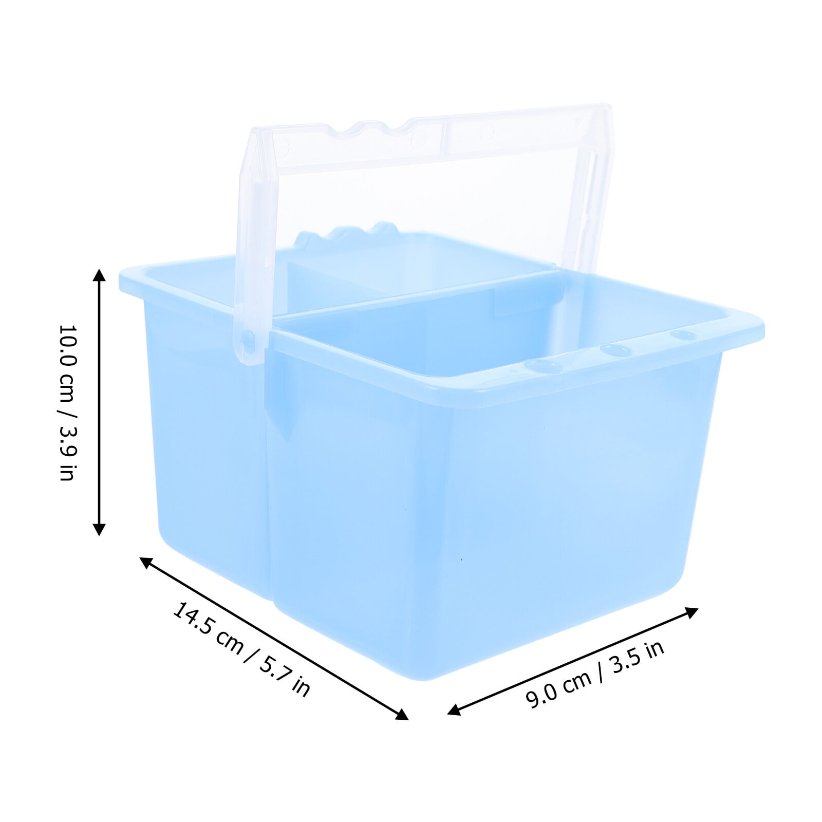 2Pcs Multifunction Artist Paint Brush Basin Plastic Painting Buckets ...