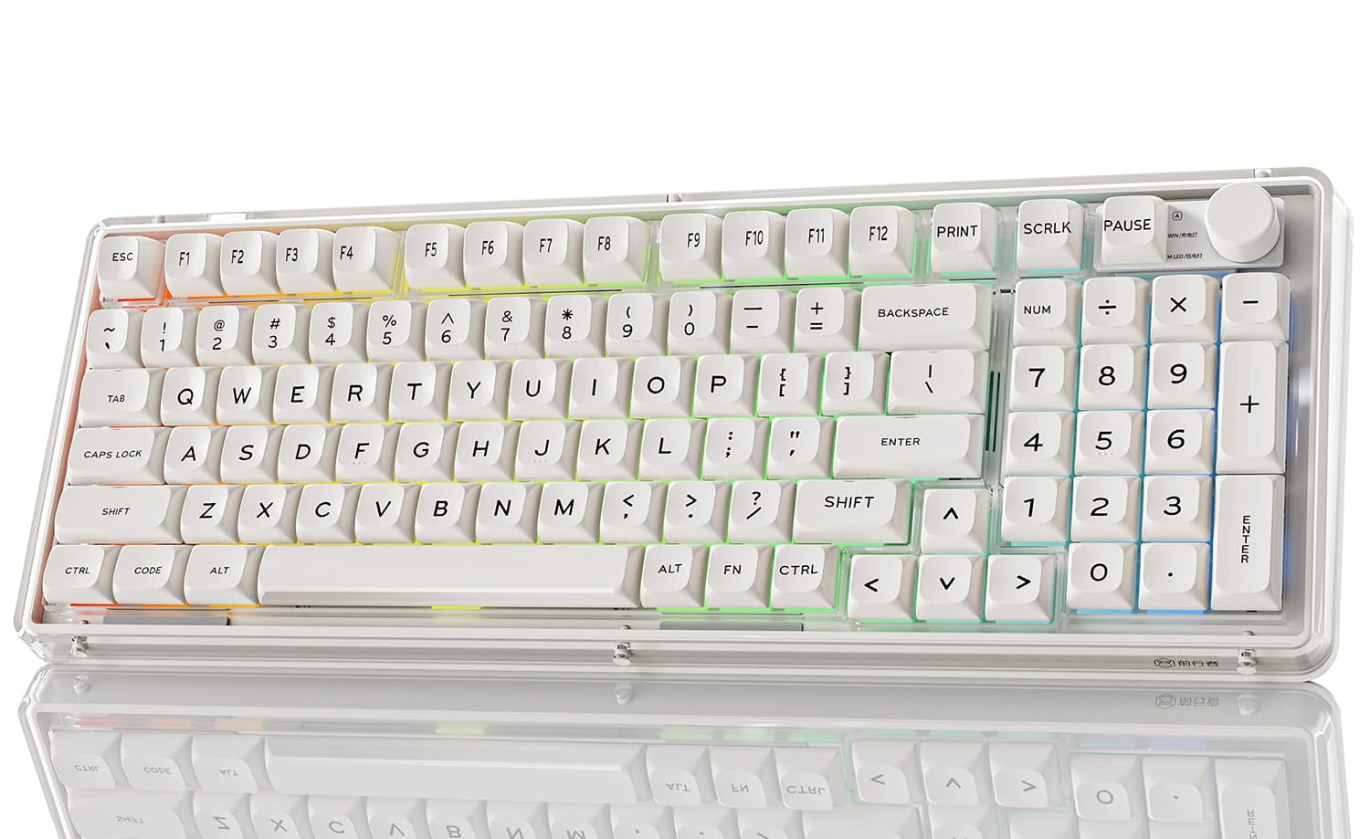 Teclado mecánico inalámbrico EWEADN V99 99 teclas con RGB BT5.0 | Walmart en línea