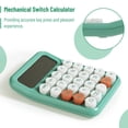 Pink 12-Digit Mechanical Calculator with Large Buttons - Walmart.com
