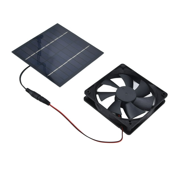 Solar Panel Fan Kit, 10W Dual Fans For Small Chicken Coops Greenhouses ...