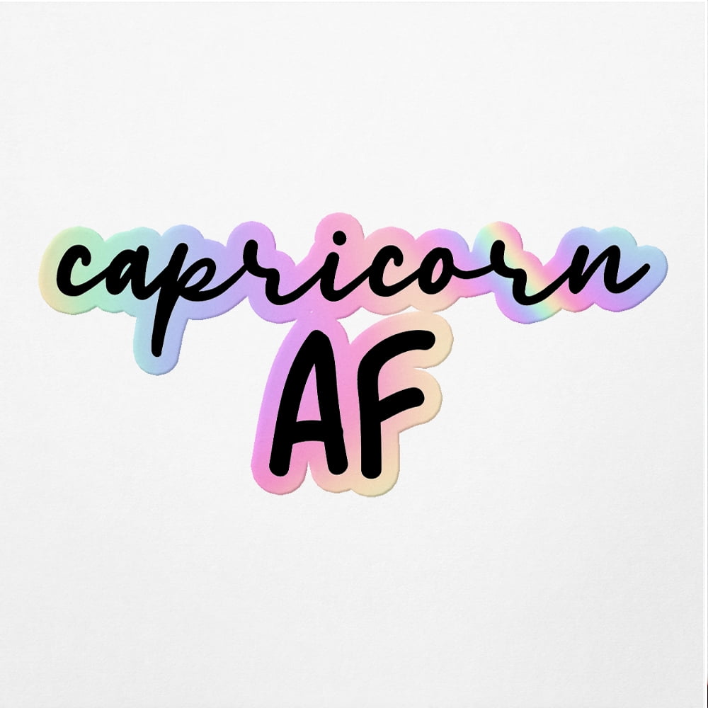 Vinyl Stickers Decals Of Capricorn - Apply On Any Smooth Surfaces ...