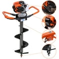Yescom 52CC 2.2HP Earth Auger Powerhead 1 or 2 Men Gas Powered Post ...