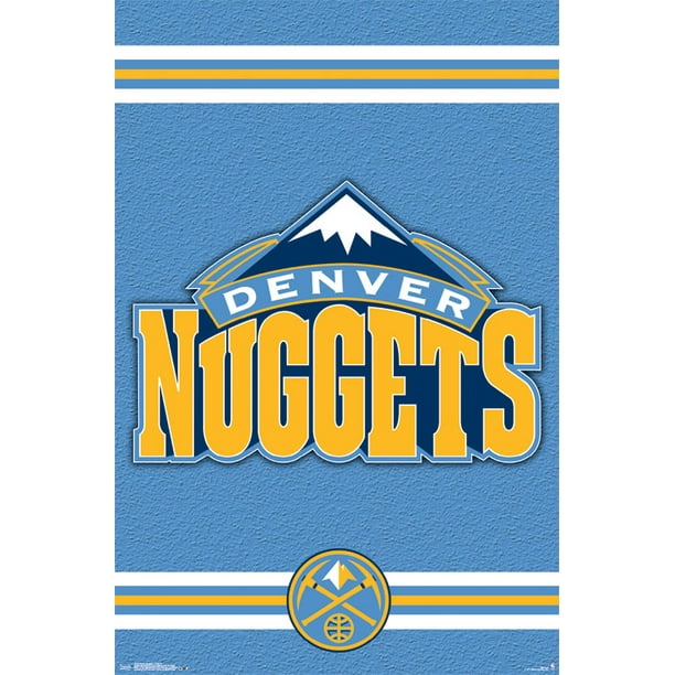 Trends International Denver Nuggets Logo Wall Poster 22.375" x 34 ...