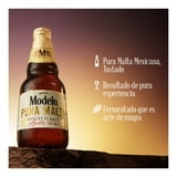 Cerveza Modelo Pura Malta 6 botellas de 355 ml c/u | Walmart en línea