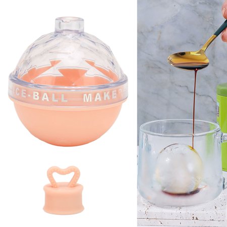 Ice , 2.5 Inch Round Ice Tray Round DIY Ice Ball Maker TPE And AS ...