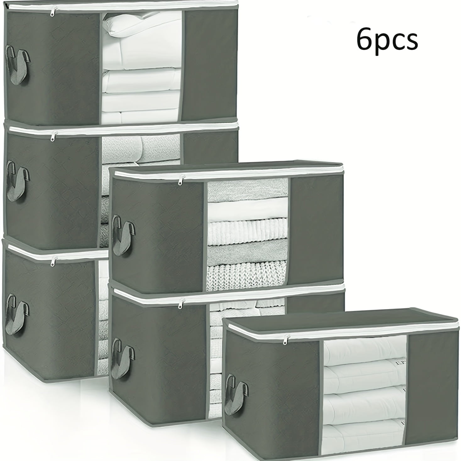 Click here for Grm 1/3/6pcs Large Capacity Storage Bins With Clea... prices