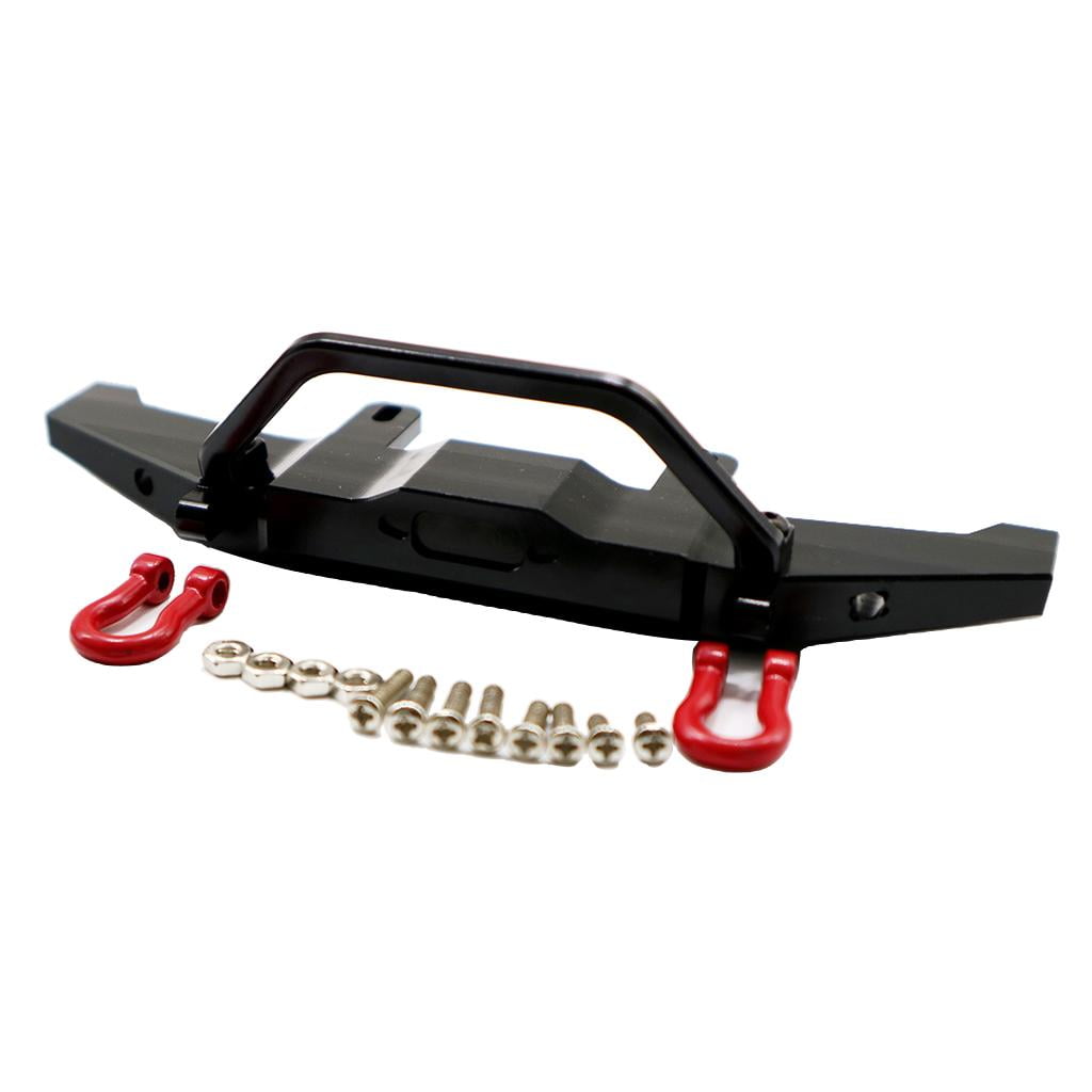 RC Truck Front Bumper, CNC Machining Metal RC Car Bumper Set with Hooks ...