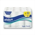 Windsoft Premium Kitchen Roll Towels, 2-Ply, 11 x 6, White, 110/Roll ...