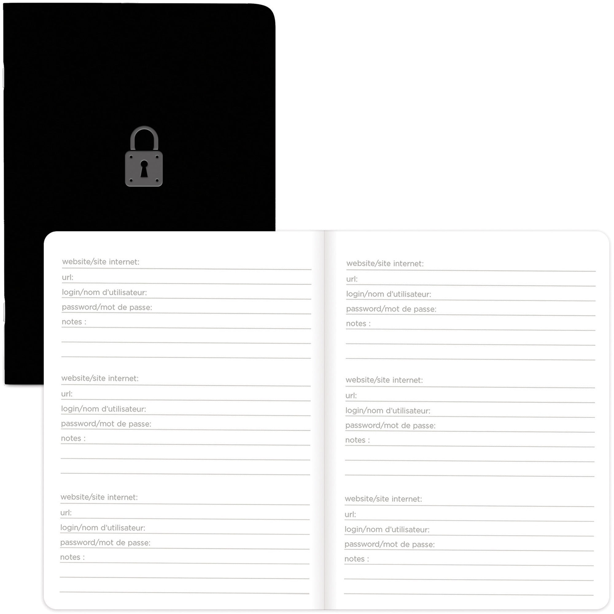 Rediform Reda00781 Password Notebook 1 Each