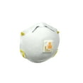 3M 8511 Cool Flow N95 Mask, Valve Respirator, Stretchable, White, 2 ...