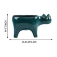MMJ Planter Cat Shaped Ceramic Pot for Cactus Small Plant Container ...