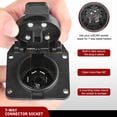 Nilight USCAR to RV 7 Way Trailer Plug Adapter OEM Style Factory Tow ...