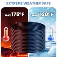 328 Ft Pond Aeration Tubing,Self-Buried Black Hose With 4 Stainless ...