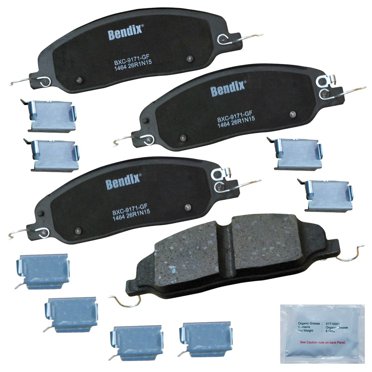 ACDelco Gold Ceramic Disc Brake Pad Set 17D154CH - Walmart.com