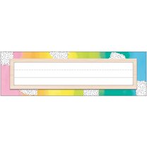 Carson Dellosa Eric Carle Dots Name Plates (36 desk nameplates ...