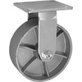 4 inch x 2 inch Steel Heavy Duty Industrial Top Plate Casters, 2 Swivel ...