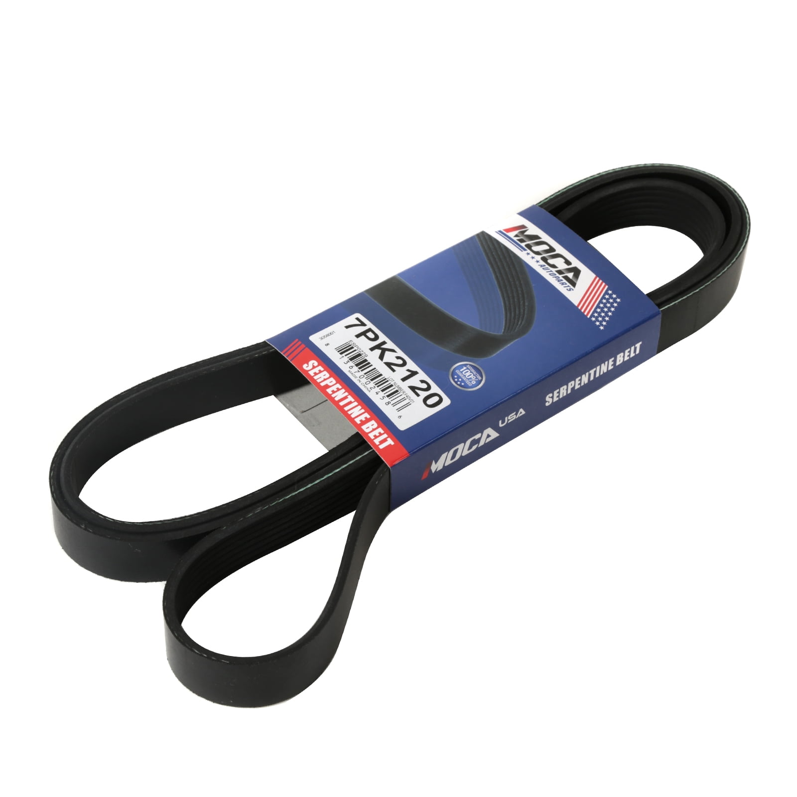 MOCA AUTOPARTS 7PK2120 Serpentine Belt Fit for 2015-2016 Audi A8 ...