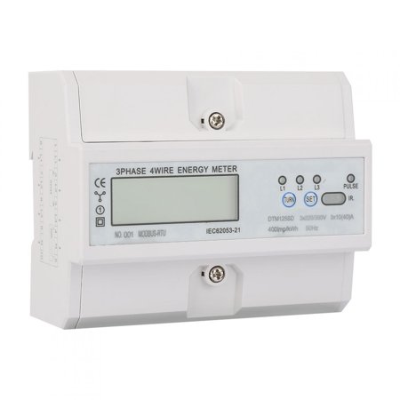 Energy Power Meter, With LCD KWh Meter, 3 Phase With Remote Meter ...