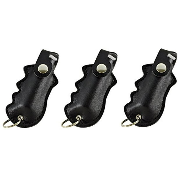 Pepper Defense 3-Pack PD-2B Pepper Spray Keychain w/Finger Grip Holster ...