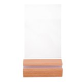 WORGEOUS 6pcs Acrylic Sign Stand Desktop Display Stand Tabletop Sign ...