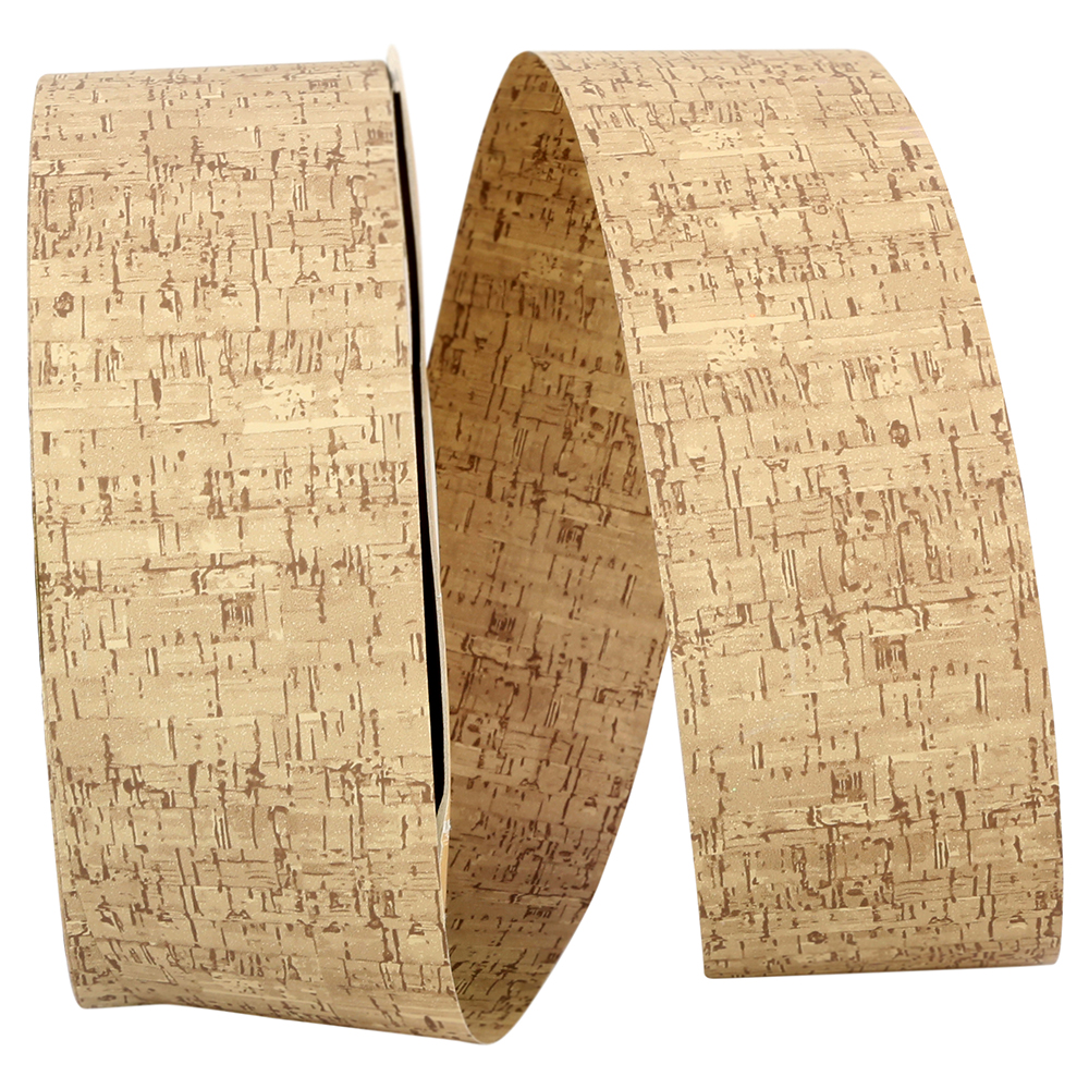 Reliant Ribbon - 16047-750-16V, Cork Roll Rd Ribbon, Natural, 2 Inch ...