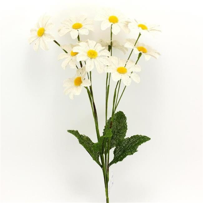 17 in. White Daisy Stem - Walmart.com - Walmart.com