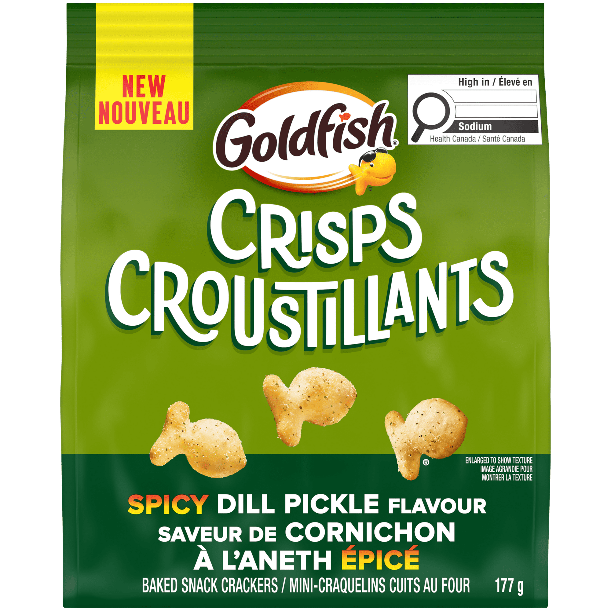Click here for Goldfish Crisps Spicy Dill Pickle Flavour Baked Ch... prices