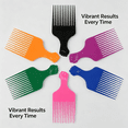 ACDANC 2026 New 6Pcs Long Tooth Combs Smooth Hair Picks Beard Pp Hair ...
