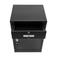 Miumaeov Lockable File Storage Cabinet Office Organizer Locker Metal ...