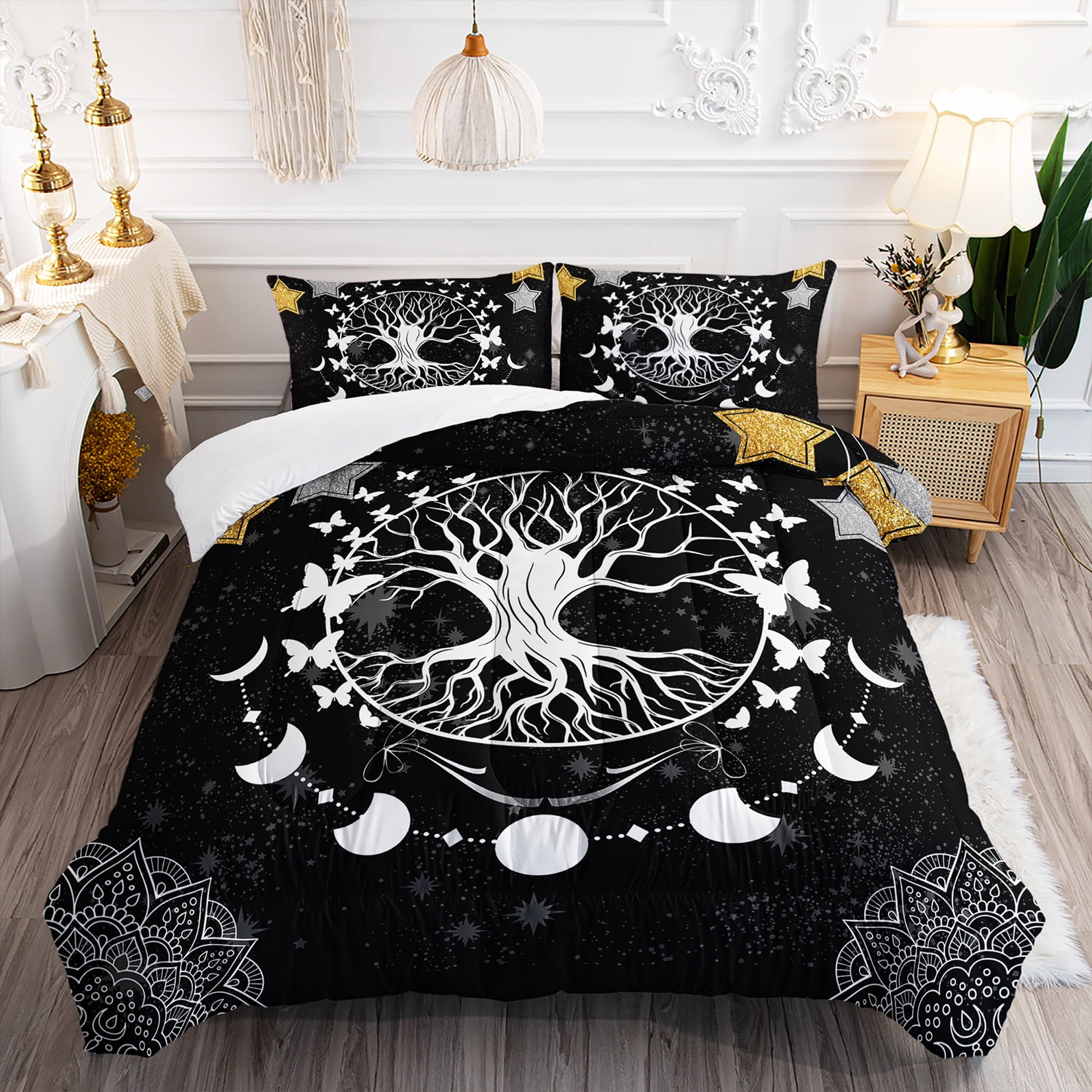 Hosima 3-Piece 3D Digital Printed Comforter With Various Patterns To ...