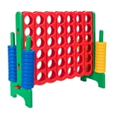 Gymax Large Outdoor Connect Four Set - Big Outside Family Game for Kids ...