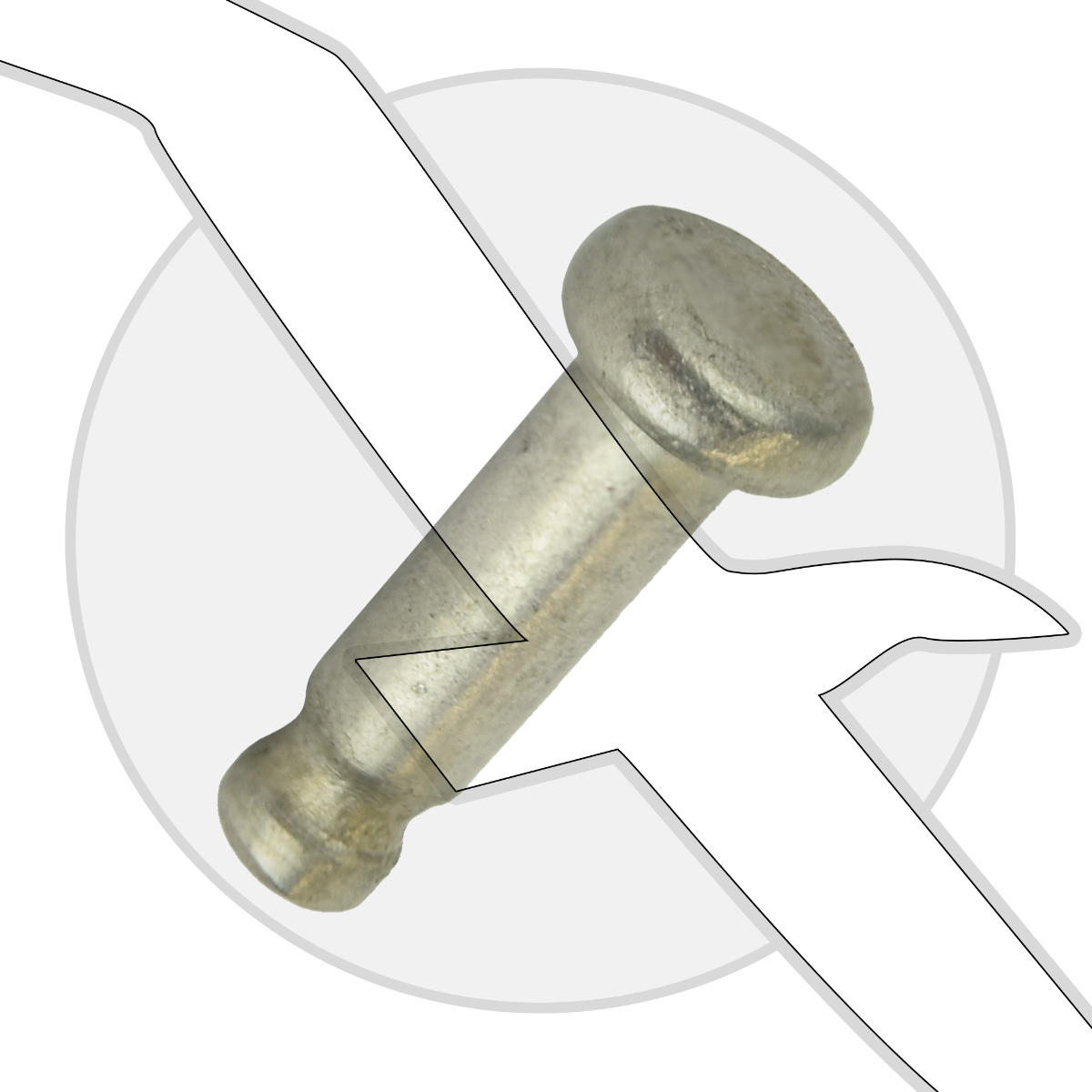 Johnson Evinrude Outboard Motor Hinge Pin Assembly 0382778 382778 ...